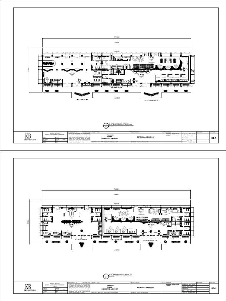 Proposed Domestic Airport Floor Plan | PDF