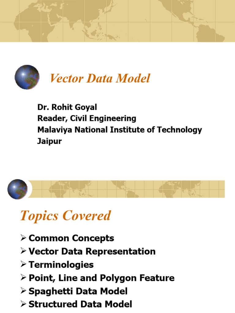 Vector Data Model | PDF | Line (Geometry) | Geographic Information System