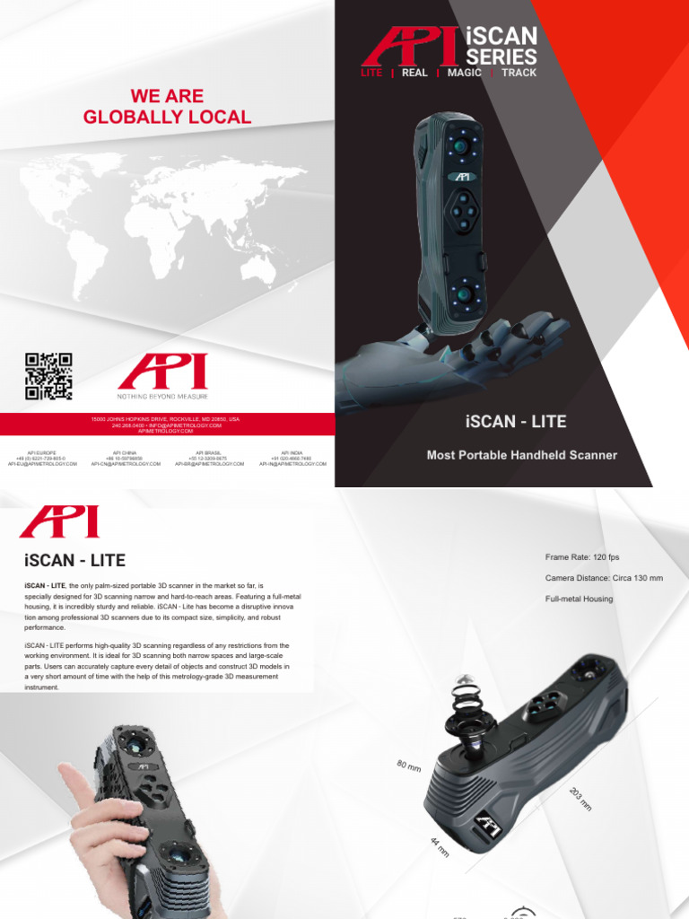 API ISCAN-LITE Scanner | PDF | Image Scanner | 3 D Computer Graphics