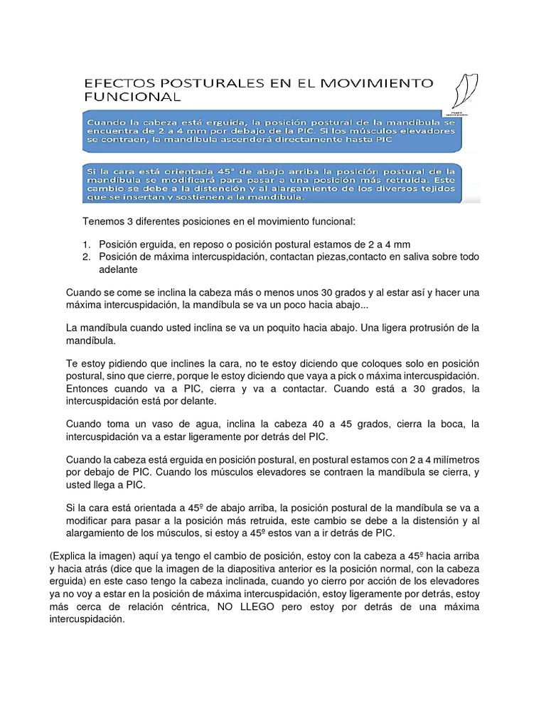 Efectos Posturales en El Movmiento Funcional 04-02-2021 | PDF