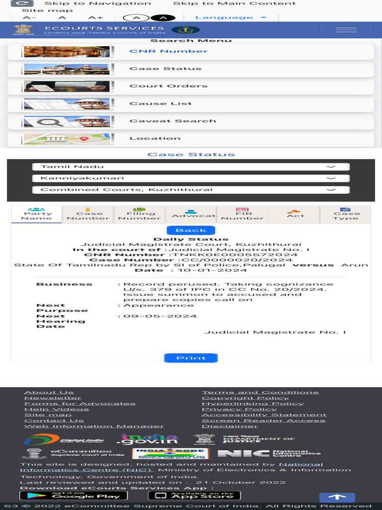 Home - ECourt India Services | PDF | Software | Computing