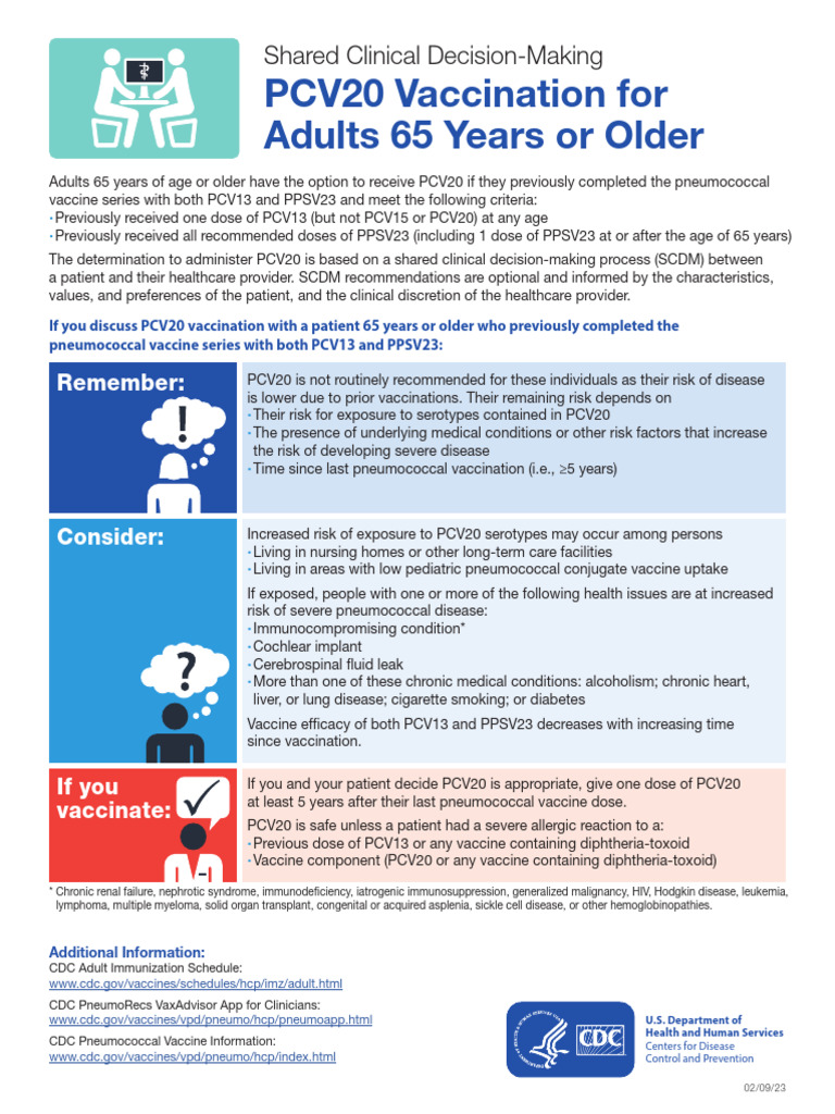 Job Aid SCDM PCV20 508 | Download Free PDF | Vaccines | Epidemiology