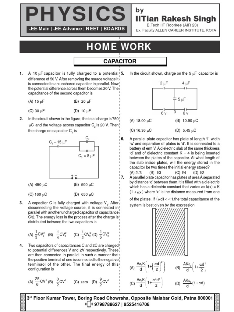 Capacitor (1) | PDF | Capacitor | Capacitance