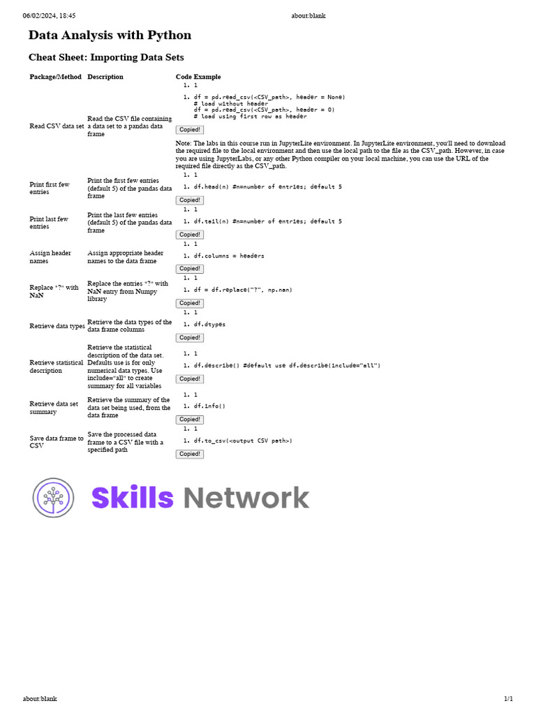 Importdataset Pdf Comma Separated Values Data