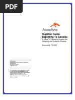 CAD Completion Guide for Importers | PDF | Customs | Canadian Dollar