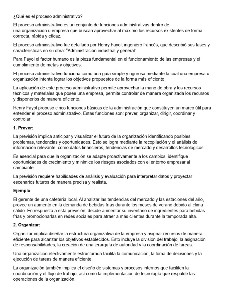Henry Fayol | PDF | Business | Liderazgo