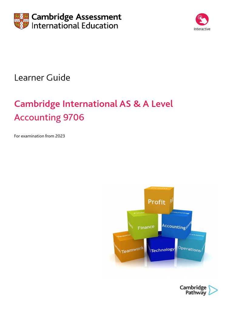 9706 Learner Guide (For Examination From 2023) | PDF | Multiple Choice ...