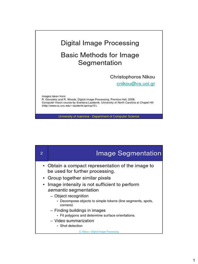 Image_Segmentation | PDF | Image Segmentation | Computer Vision