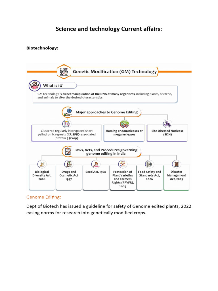 Science and Technology Current Affairs | PDF | Fusion Power | Nuclear ...