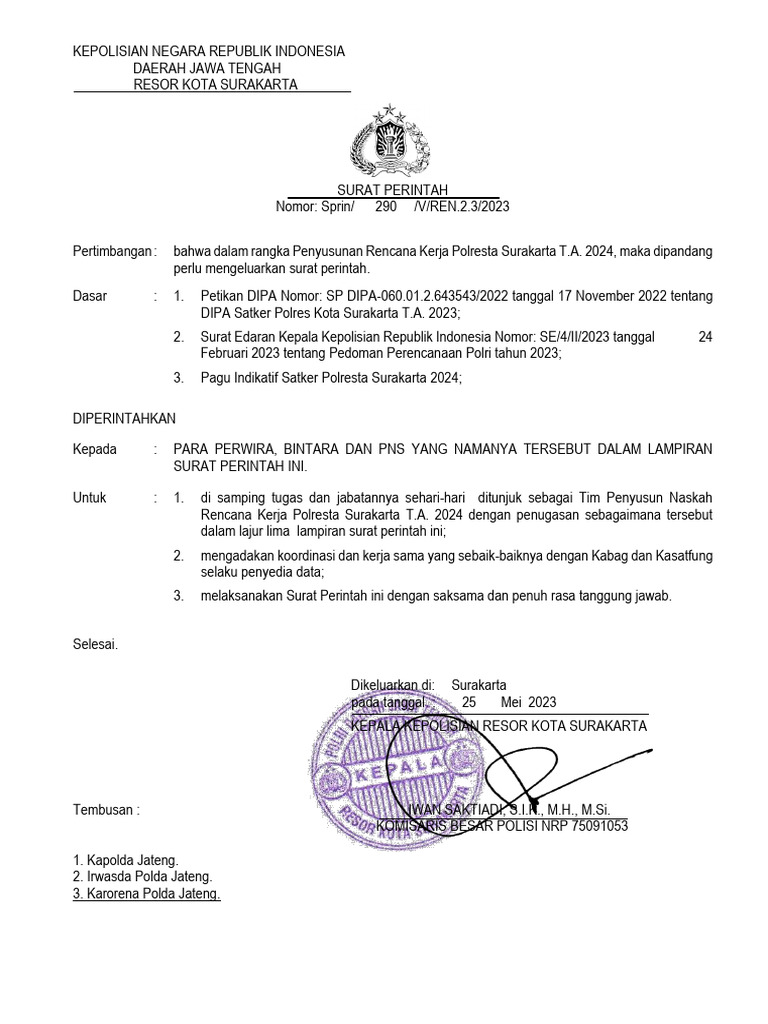 2 Sprin Pokja Sun Renja 23 | PDF