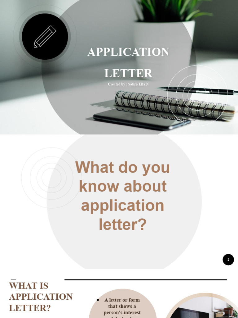 How to Write an Application Letter | PDF | Human Communication
