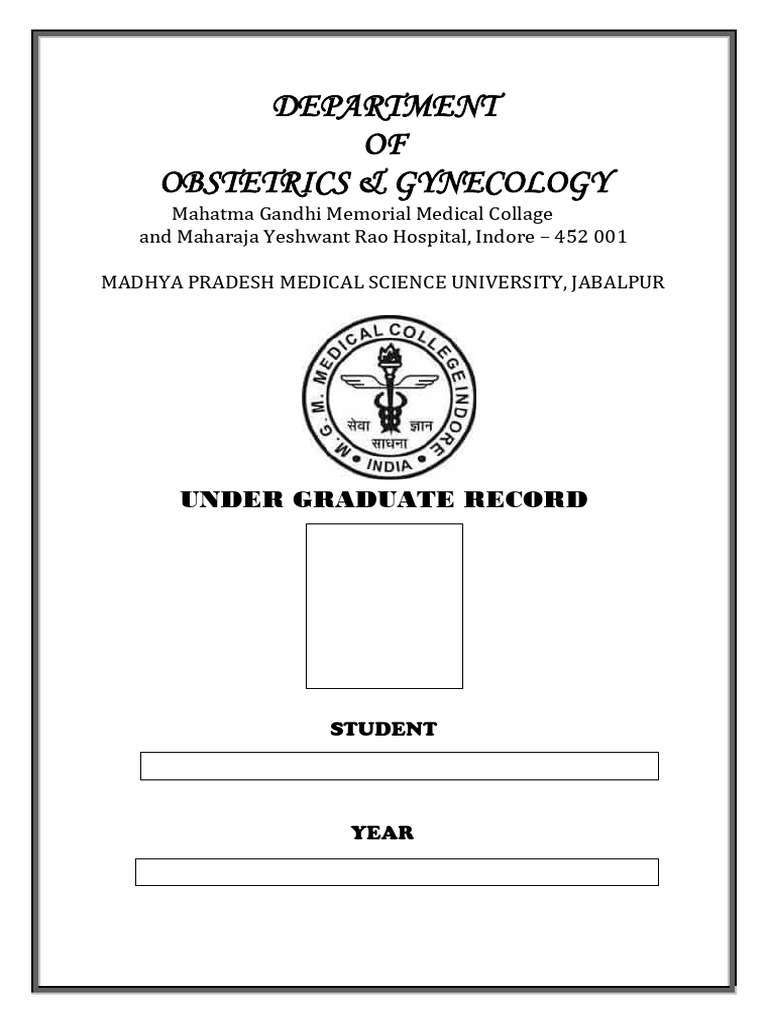 Ug Record | PDF | Obstetrics | Medical Education