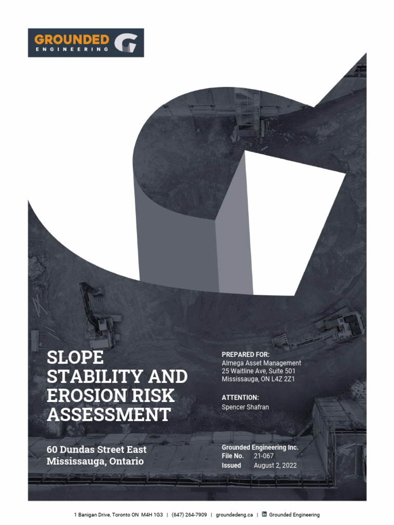 W7 60 Slope Stability and Erosion Risk August2022 | PDF | Earth ...