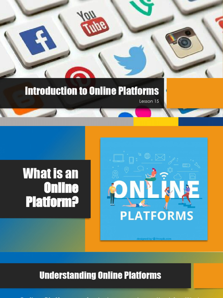 Lesson 15 Introduction To Online Platforms | PDF | Cloud Computing | Computing