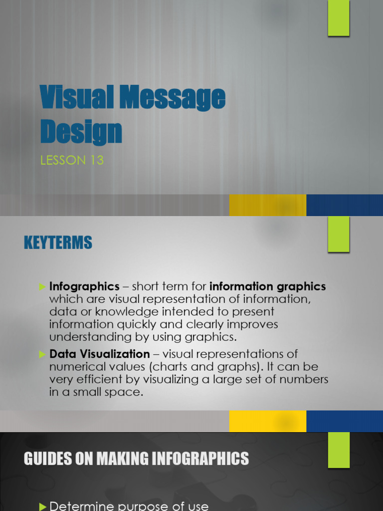 Lesson 13 Visual Message Design | PDF | Cloud Computing | Computing