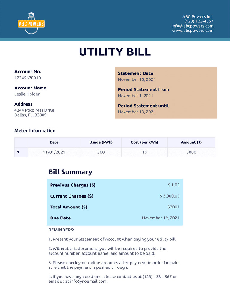 Bill 3 | PDF