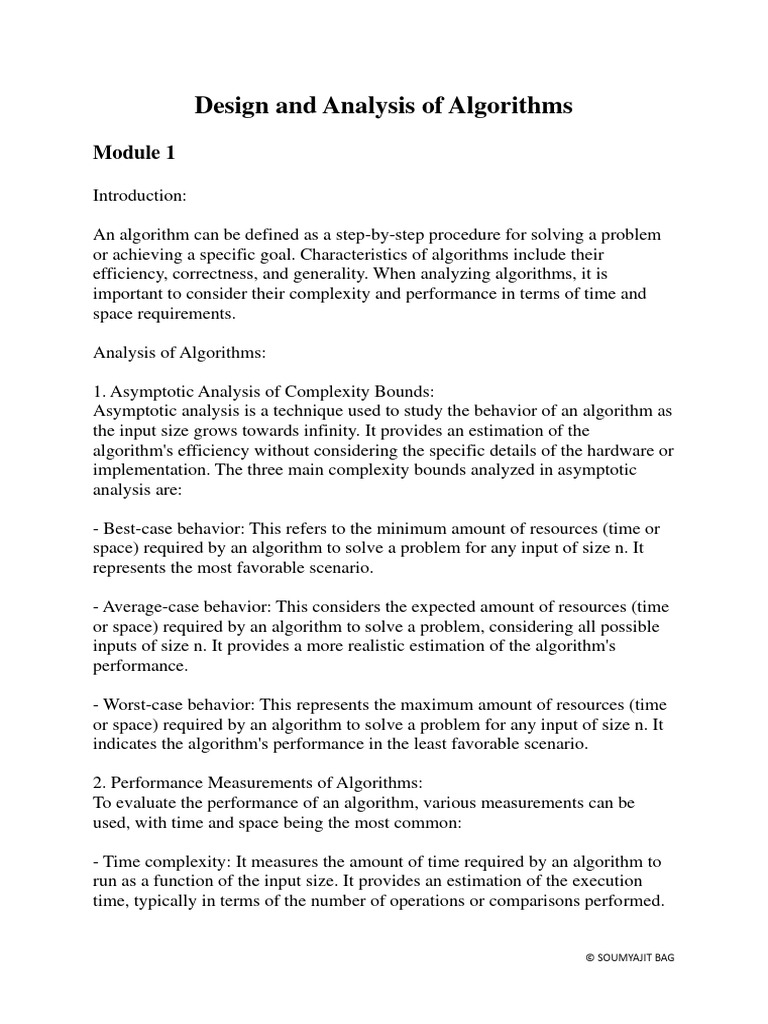 DAA_SB | PDF | Computational Complexity Theory | Time Complexity