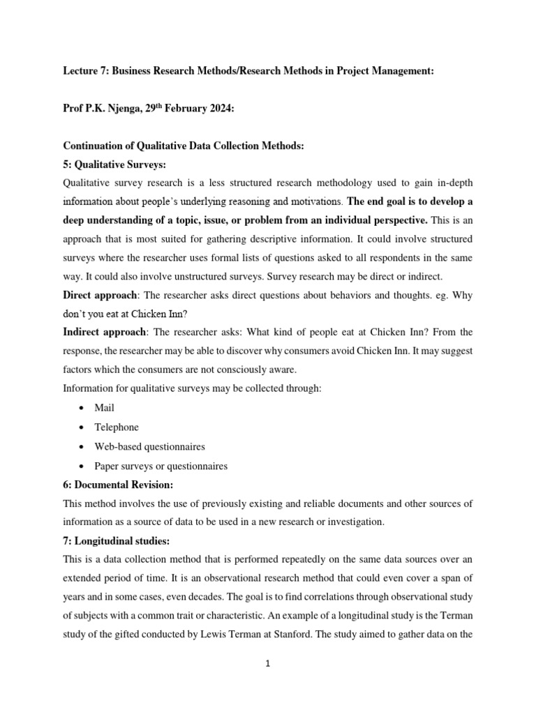 Research Methods | PDF | Quantitative Research | Survey Methodology