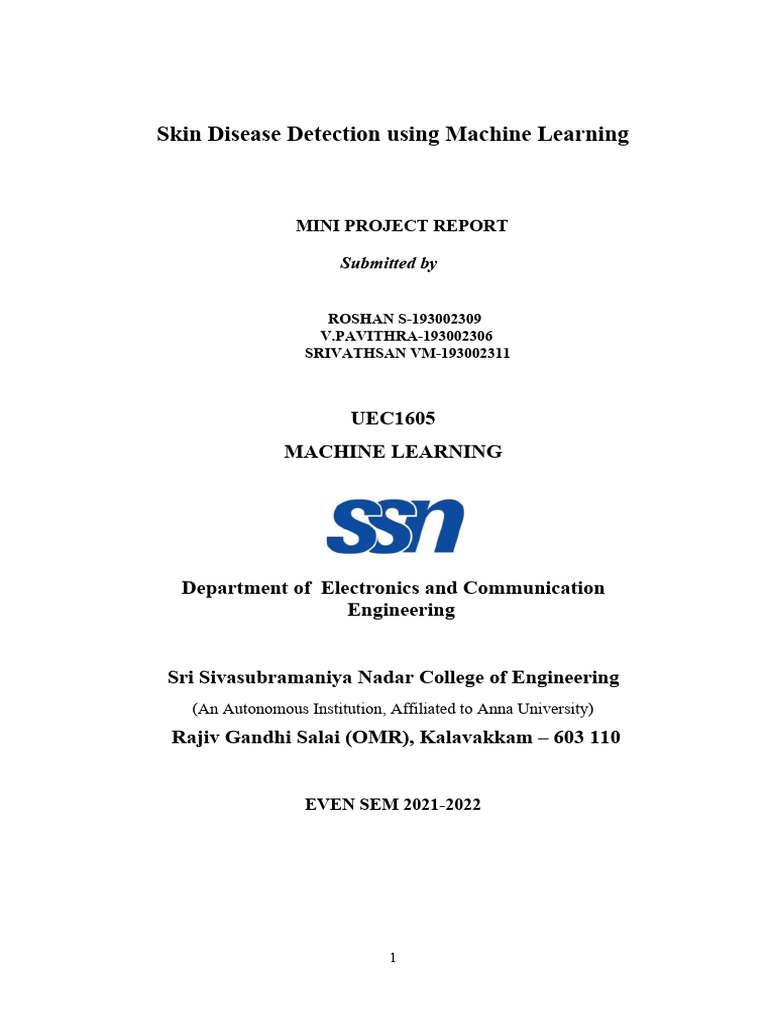 Report PDF ML | PDF | Machine Learning | Computational Neuroscience