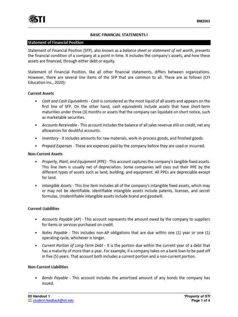 03 - Handout - 1 (6) fAR | PDF | Equity (Finance) | Balance Sheet