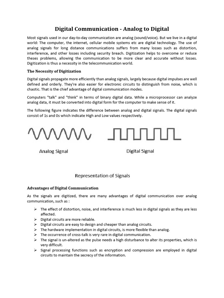 Analof To Digital Conversion-InFO Theory | PDF | Analog To Digital ...
