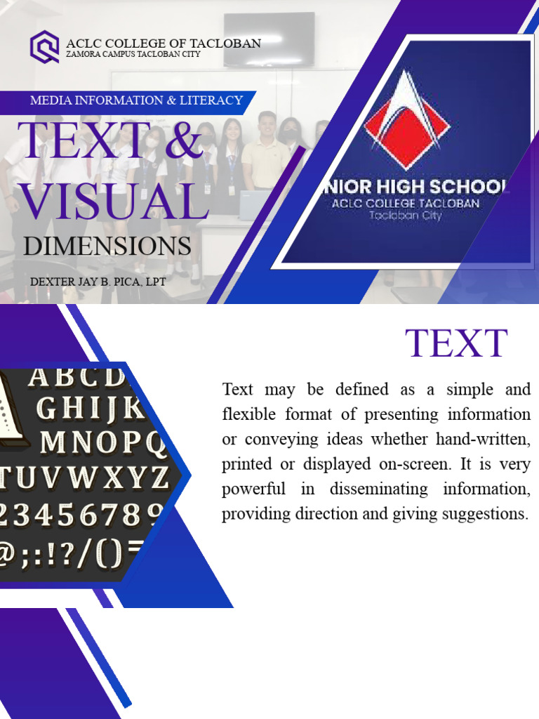 Text and Visual Dimension | PDF | Composition (Visual Arts) | Close Up