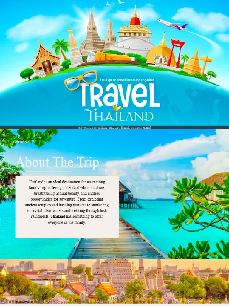 Thailand Tour Plan | PDF | Pattaya | Bangkok