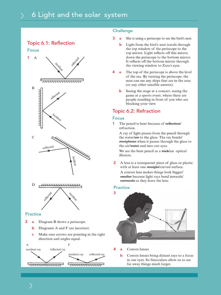 Unit 6 WKBK Ans | PDF | Planets | Sun