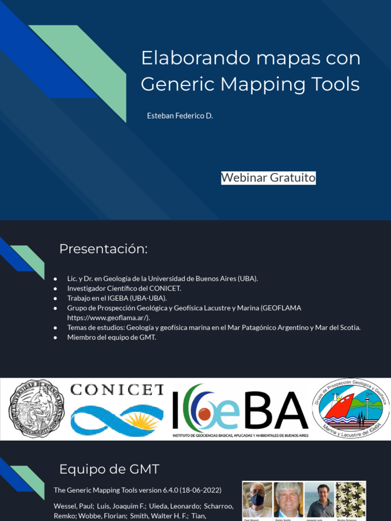 Esteban - 2022 - Webinar CAC | PDF | Mapa | Sistema de información geográfica