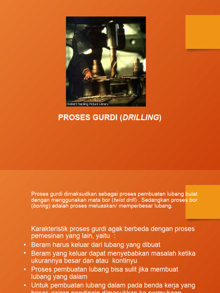 10.proses Gurdi (Drilling) | PDF