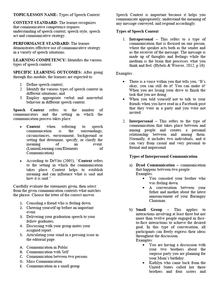 Module 5 | PDF | Communication | Learning