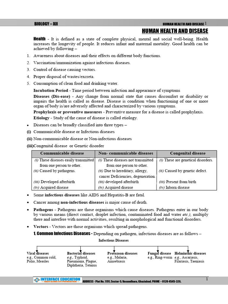 08. Human health and disease | PDF | Hepatitis B | Hepatitis