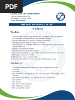 Cohen's Diet Plan | PDF