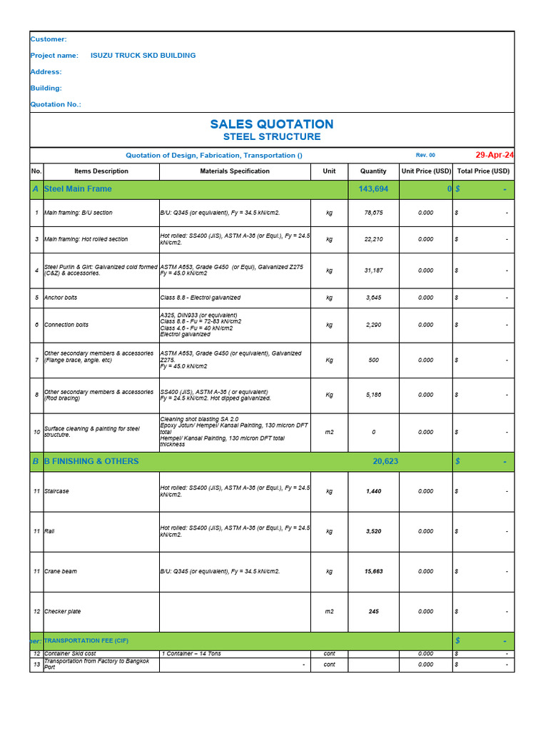 Est - Isuzu Truck SKD Building-Thailand-R00 - F01-09.02.2022 | PDF ... Est - Isuzu Truck SKD Building-Thailand-R00 - F01-09.02.2022 | PDF ...