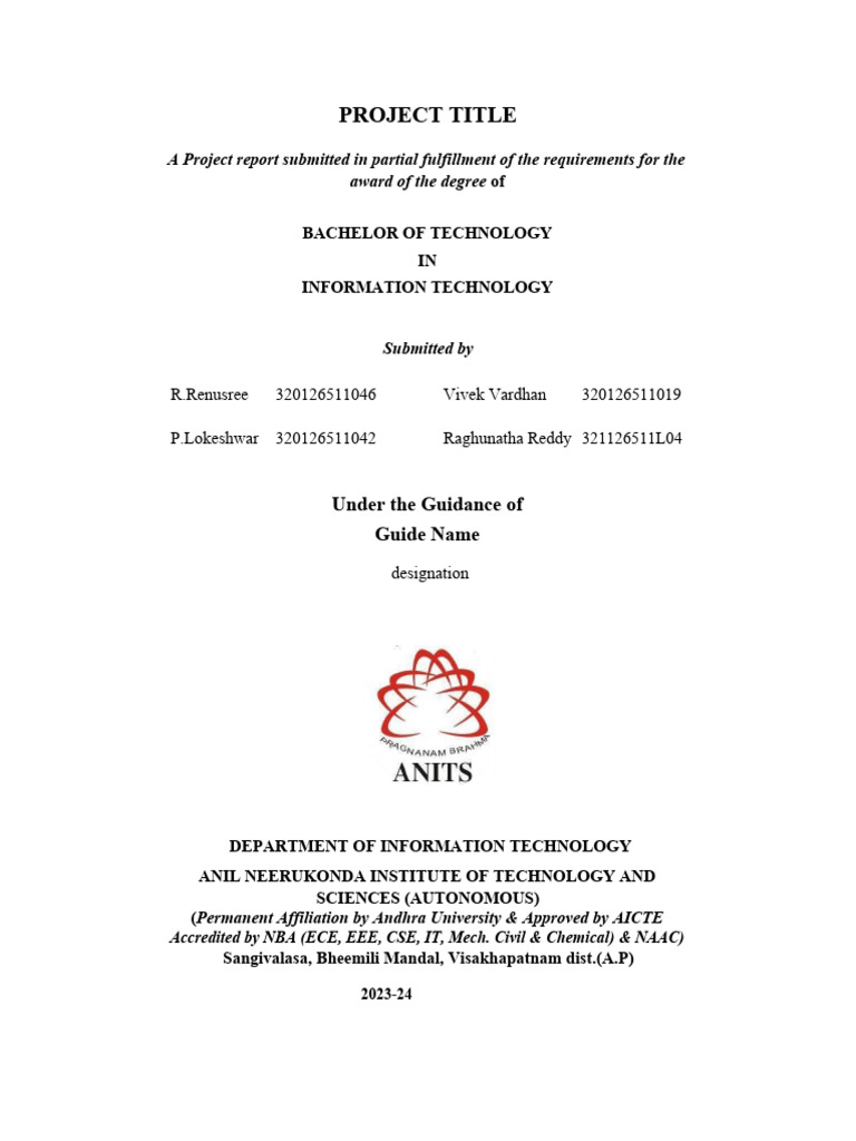 Final Project Template-20-24 Batch-1 | Download Free PDF | Machine Learning | Computer Programming