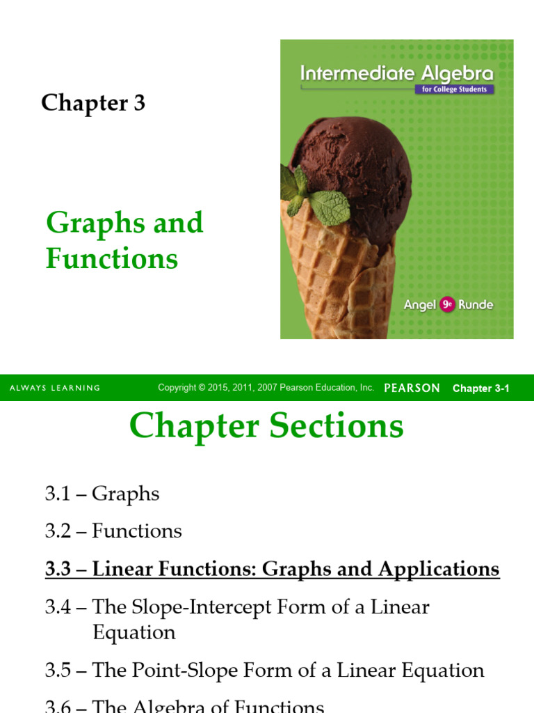 Aics9e PPT 3 3 | PDF | Functions And Mappings | Equations
