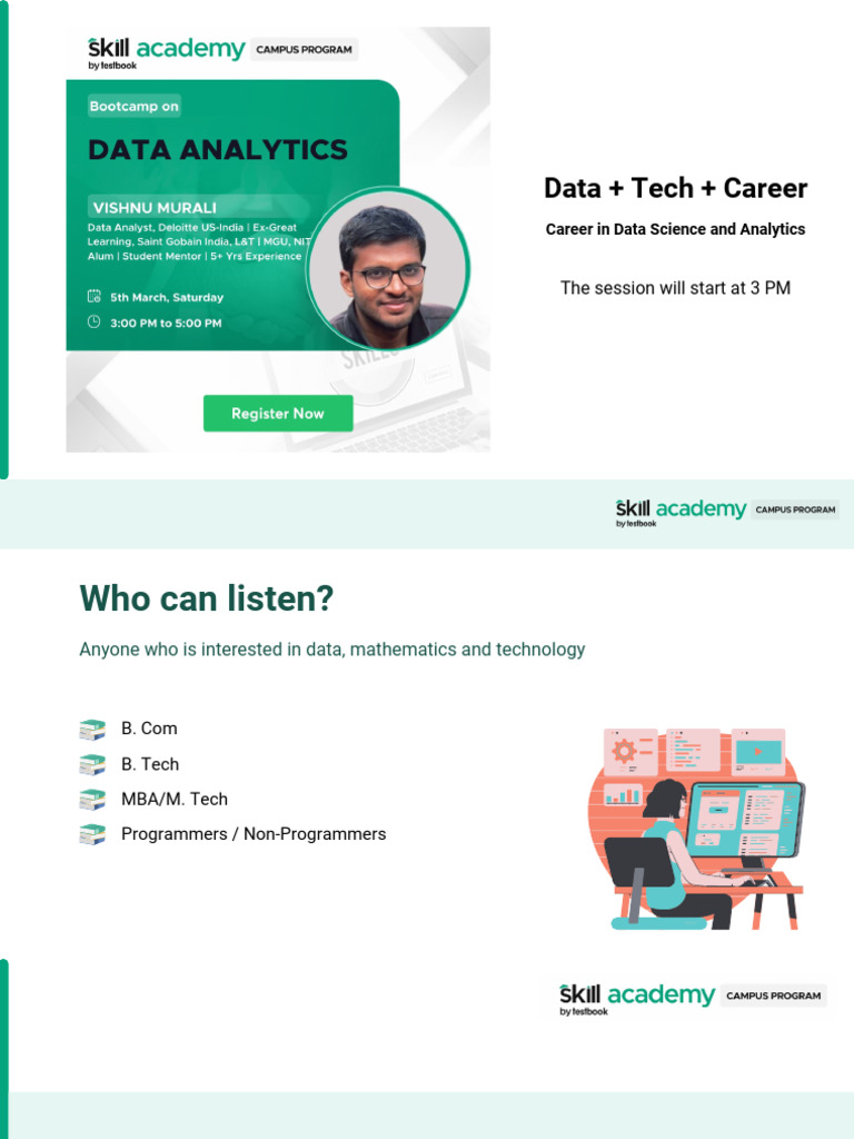 Data+Tech+Career Vishnu | PDF | Data Science | Analytics