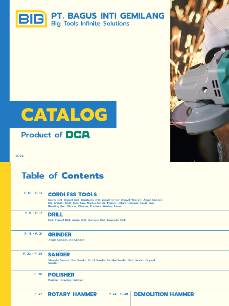 DCA Power Tool Catalog 2024 | PDF