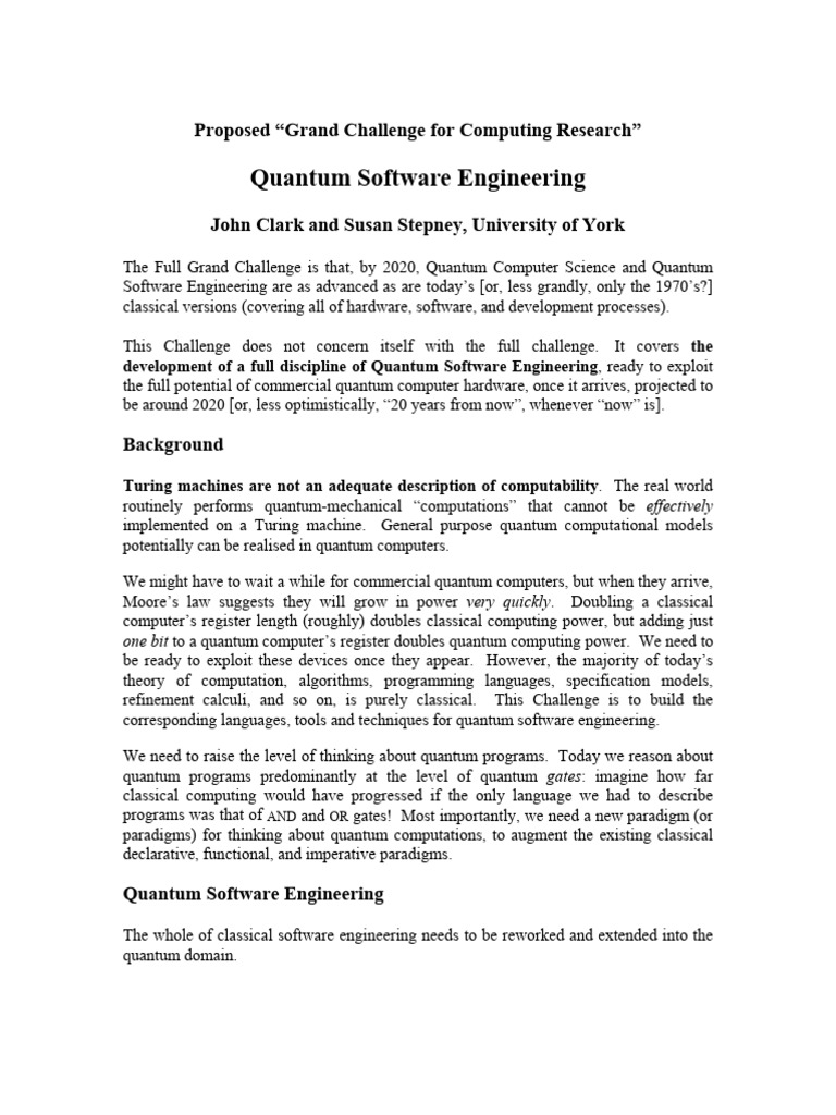 qsegc | PDF | Quantum Computing | Computing