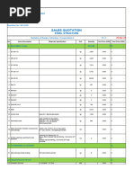 Excel Sheet For Price Calculation | PDF | Metal Fabrication | Structural Steel