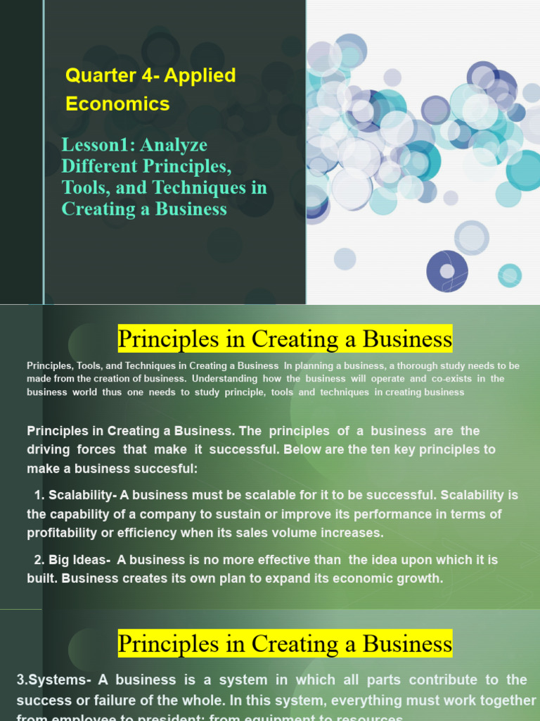 Adm Applied Economics Lesson Guide | PDF | Competitive Advantage ...