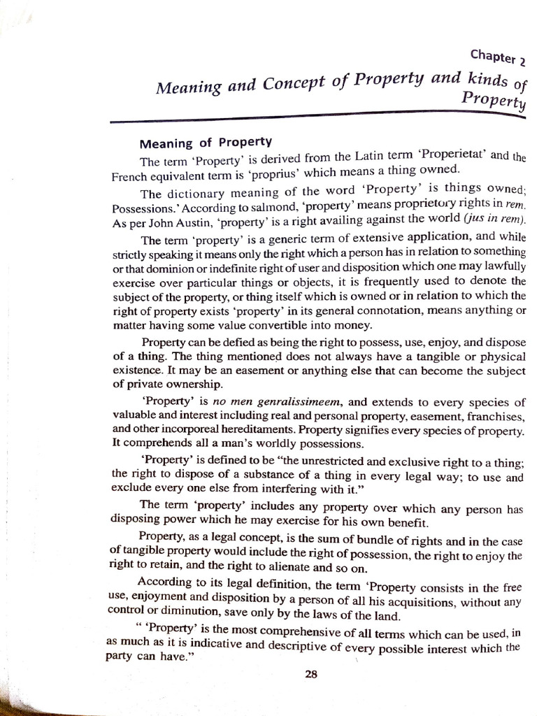 Property and Kinds of Property | PDF | Property | Ownership