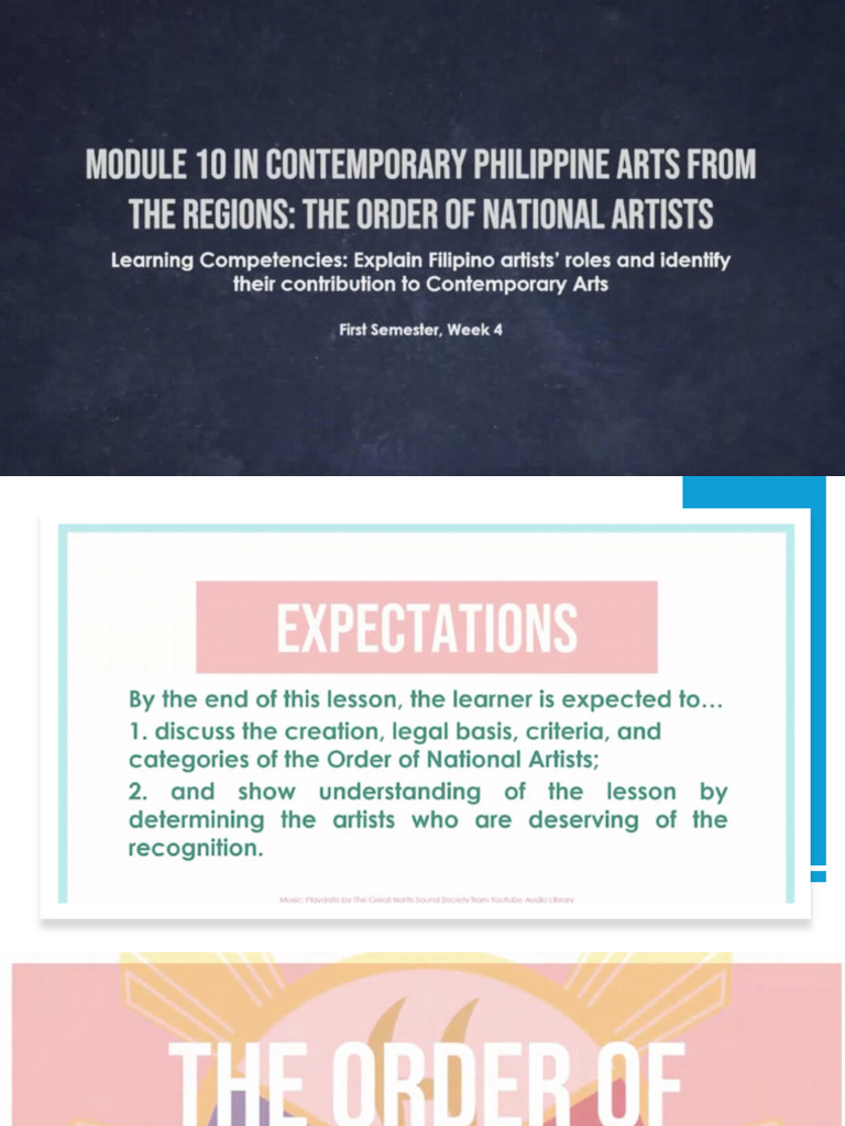 Order of National Artist1 | PDF