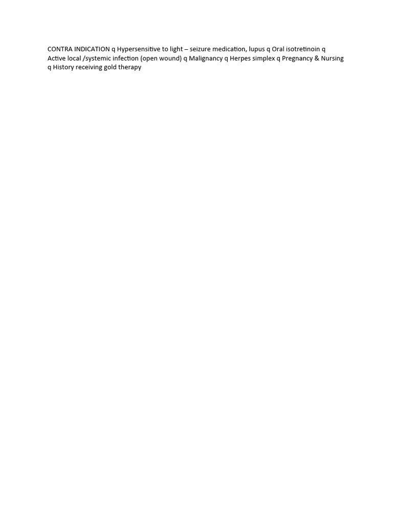 Contra Indication | PDF