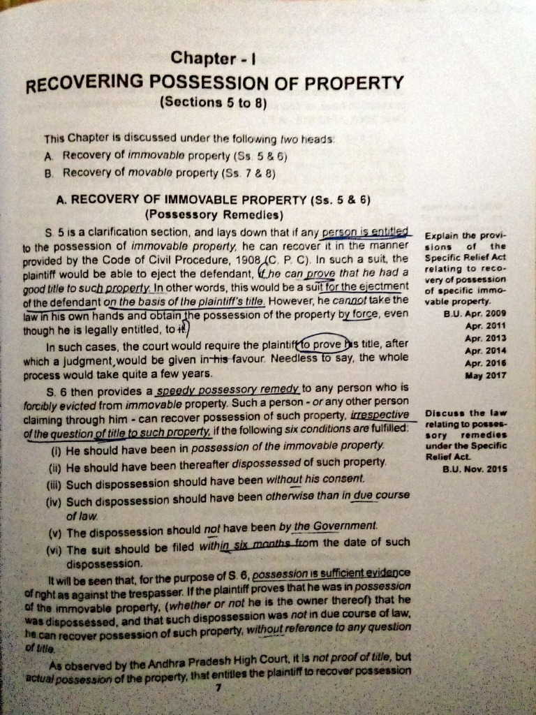 Recovering Property Possession Guide | PDF | Leasehold Estate | Justice