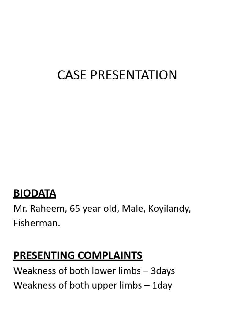 CNS - GBS (Prototype Case) | PDF | Human Leg | Senses