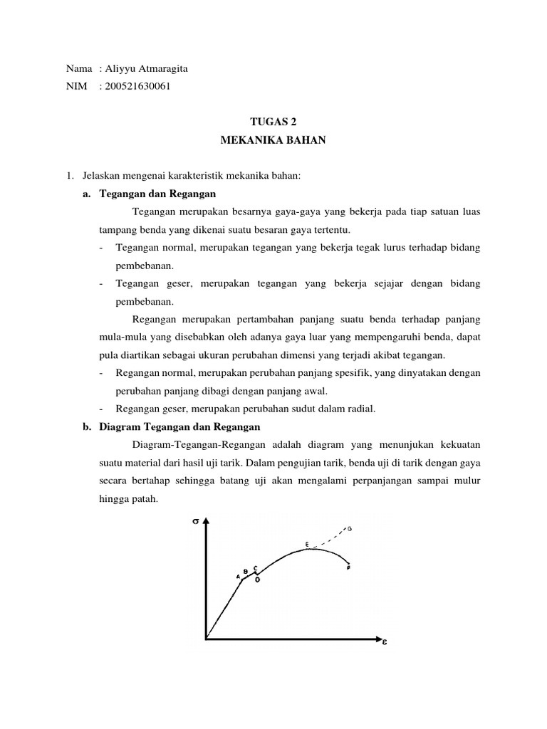 Mekanika Bahan Bab Ii | PDF | Sains & Matematika