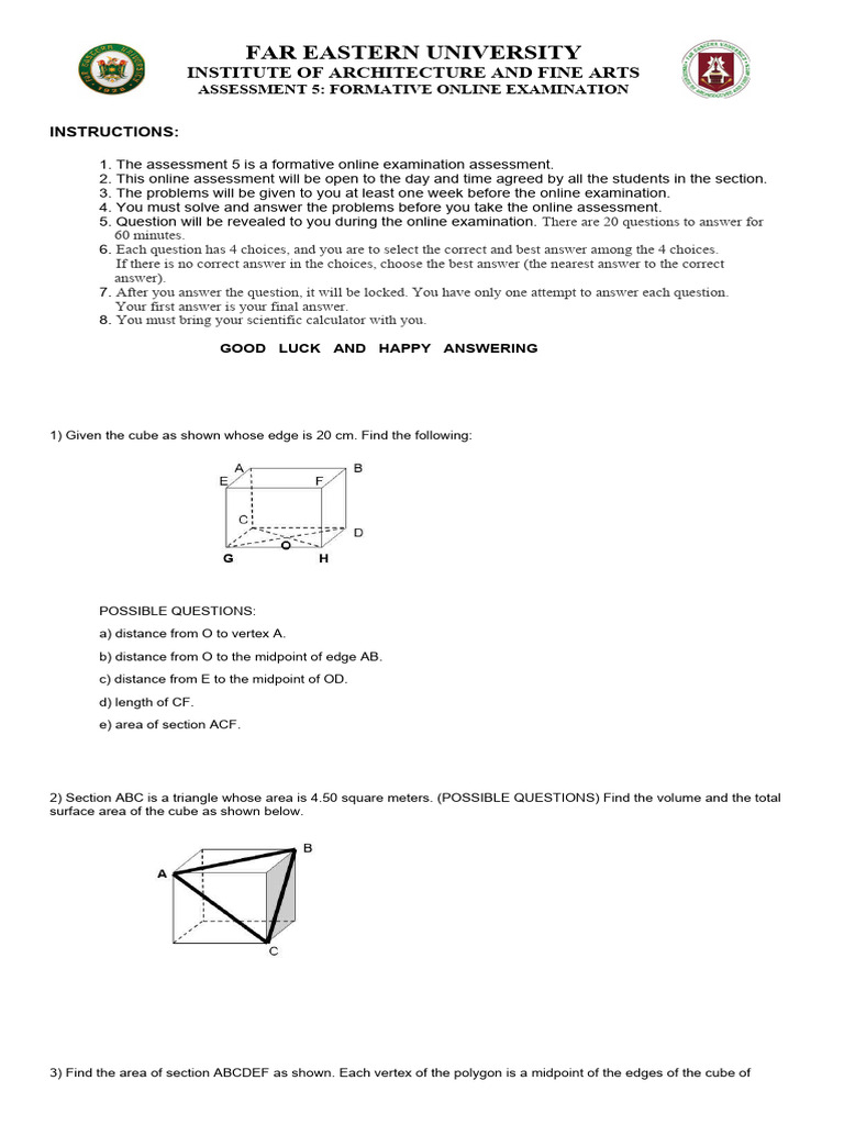 Room Examination 5a | Download Free PDF | Area | Rectangle