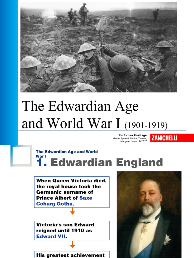 06 56 The Edwardian Age and Wwi | PDF | Suffragette | Treaty Of Versailles