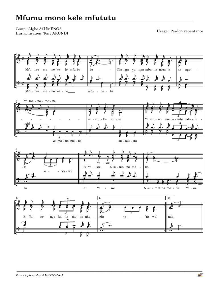 Mfumu Mono Kele Mfututu | PDF